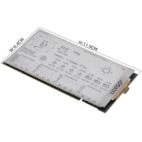 Lilygo T5 47 Inch S3 E Paper E Ink Esp32 S3 With Jst Ph Li Po
