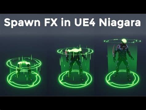 Spawn Fx In UE Niagara Tutorial Download Project Files Blender Tutorial Blender Character