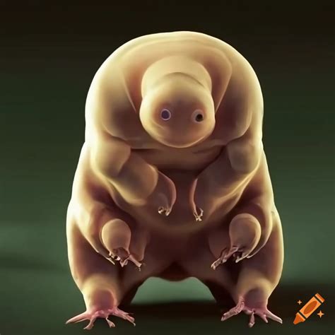 Detailed Concept Art Of A Giant Tardigrade Attacking A Village On Craiyon