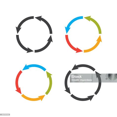 동그라미 화살표 단계입니다 프로세스 벡터 비즈니스 Infographic 위한 세트 0명에 대한 스톡 벡터 아트 및 기타 이미지 0명 개념 다이어그램 Istock