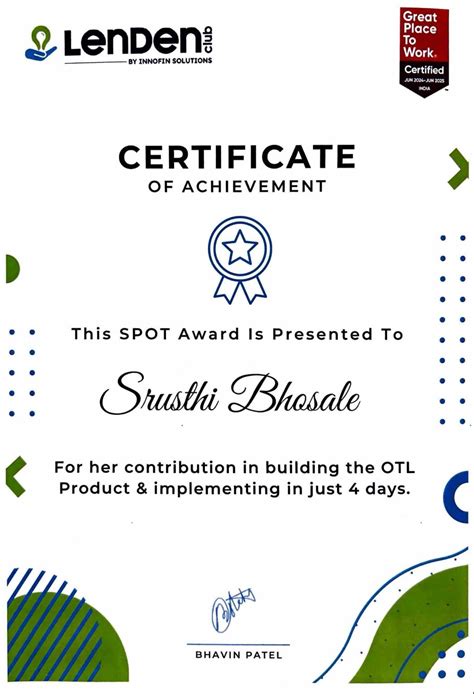 srushti bhosle on linkedin i am thrilled and honoured to share that i
