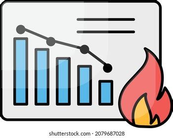 Burn Down Chart Concept Agile Methodologies Stock Vector Royalty Free 1963476892 Shutterstock