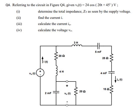 Solved Q Referring To The Circuit In Figure Q Given Chegg Com