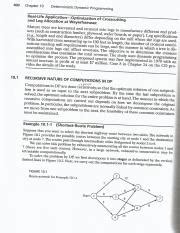 Deterministic Dynamic Programming Textbook Chapter Deterministic Dynamic