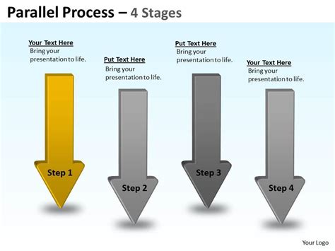 Parallel Arrow Stages 18 Templates PowerPoint Slides PPT Presentation Backgrounds