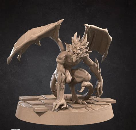 Imp Minis 4 Poses 3d Print 6k Resin Dnd Dandd Ttg Rpg Demon