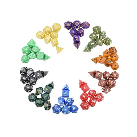 Sex Dice Set 7pcs Set D4 D6 D8 D10 D12 D20 Multi Sides Dragons Trpg Love Toys Board Games For