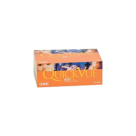 Quidel Quickvue 20193 Respiratory Test Kit Infectious Disease