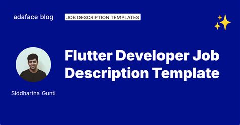 Flutter Developer Job Description Template | Adaface
