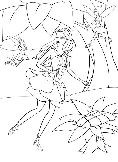 Barbie Fairytopia Coloring Pages