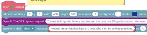 Chatgpt Ai Guess A Historical Figure Difficulty 3 Creaticode Scratch