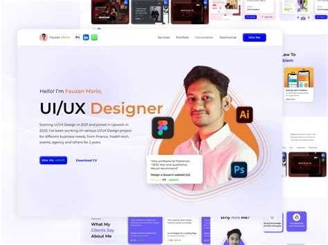 A Visually Appealling Web Design Upwork