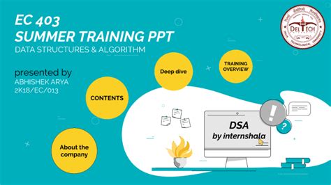 dsa training ppt by abhishek arya on prezi