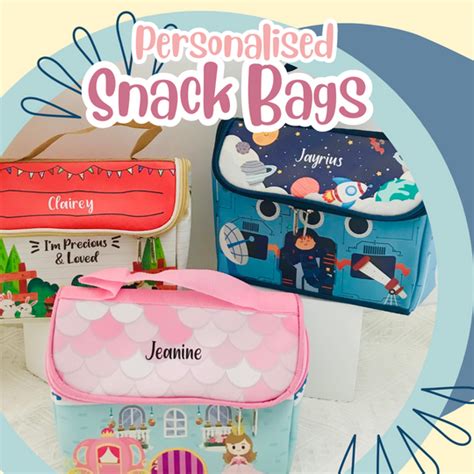 Snack Bags With Name Customisation Bag For Fun Bff