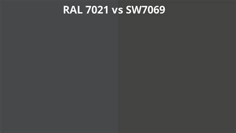 Ral 7021 Vs Sw7069 Ral Colour Chart Uk
