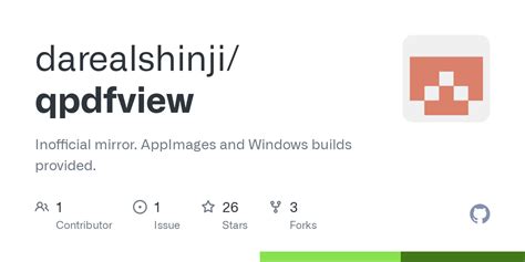 GitHub Darealshinji Qpdfview Inofficial Mirror AppImages And Windows Builds Provided