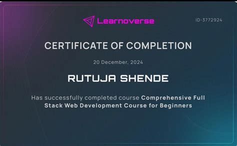 Excited To Share My Journey As A Full Stack Web Developer🚀 With A
