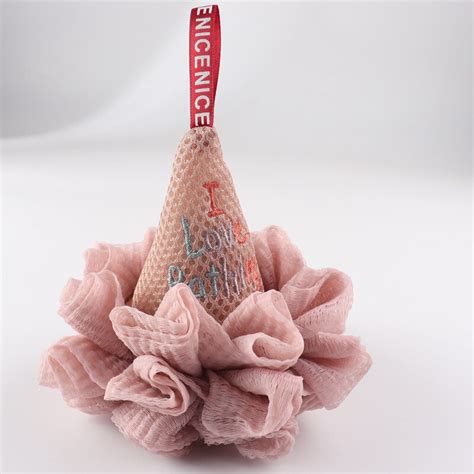 Ice Cream Shape Mesh Wisp For Body Cute Bath Spong Grandado