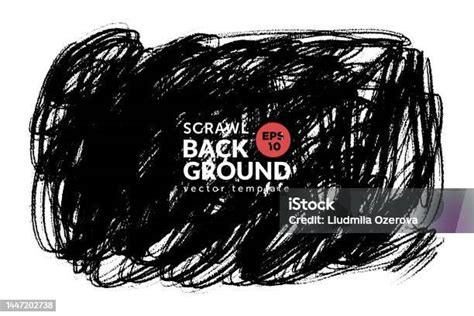 벡터 큰 손으로 그린 브러시 스트로크 배경에 대 한 얼룩 단색 디자인 요소 한 가지 색상의 예술적 손으로 그린 배경 그리기에 대한 스톡 벡터 아트 및 기타 이미지 Istock