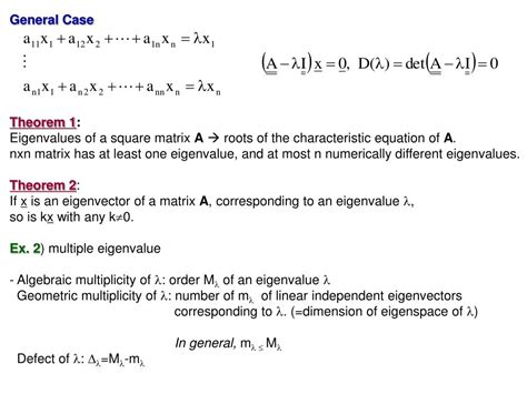 Ppt Chap 7 Linear Algebra Matrix Eigenvalue Problems Powerpoint Presentation Id 2972467