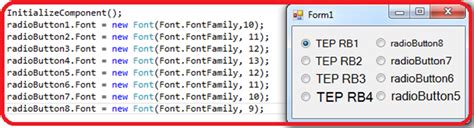 C RadioButton Control The Engineering Projects