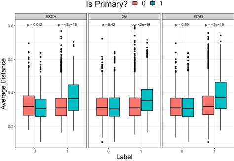 Boxplot Of Euclidean Distances Y Axis Averaged Across Virus Related