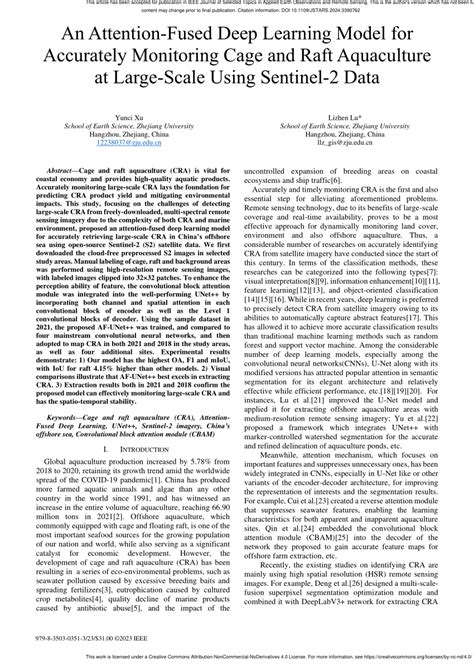 Pdf An Attention Fused Deep Learning Model For Accurately Monitoring