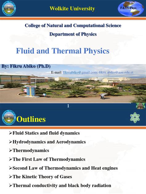 Fluid And Thermal Physics Download Free Pdf Fluid Dynamics Fluid