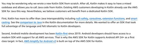 亚马逊推出 Rust 及 Kotlin 语言专用 AWS SDK改善跨平台及安全 开发 Java 能力
