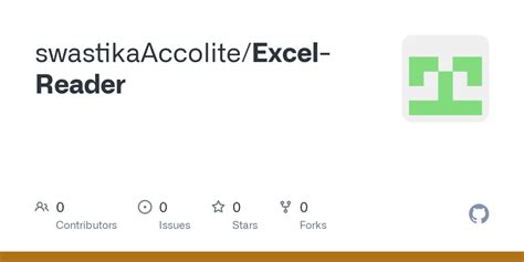 GitHub SwastikaAccolite Excel Reader