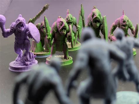 Swamp Soldier Pack Dnd Ttrpg Miniature By Nozzleborn Foundry