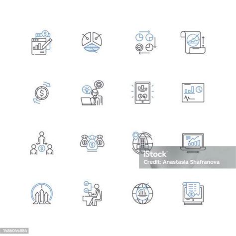 경제 시스템 라인 아이콘 모음입니다 자본주의 사회주의 공산주의 시장 자유 시장 혼합 명령 벡터 및 선형 그림 분배주의 봉건제