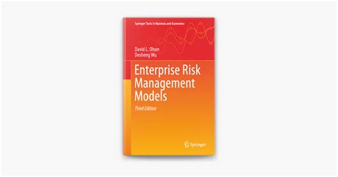Enterprise Risk Management Models On Apple Books