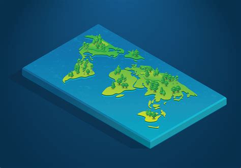 Isometric Map Background