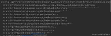 Springboot中自定义日志生成位置出现错误filenamepattern 文件路径 Does Not Contain A Valid Datetoken。 Csdn博客