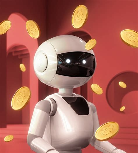 Premium Photo Robots Generating Money Represented With Coins And Banknotes