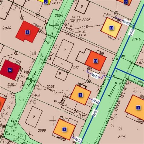 Real Estate Gis Project On The Basis Of A 1500 Geodetic Analog Map Download Scientific