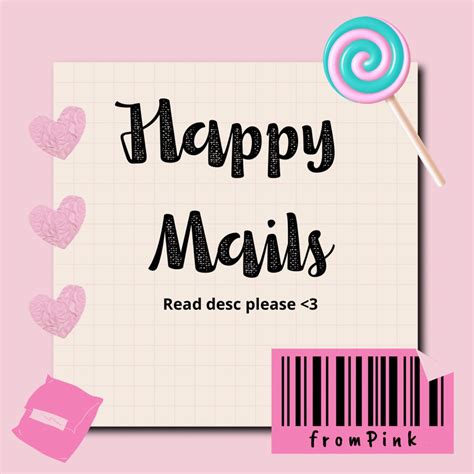 Jual Happy Mail Frompink Read Deskripsi Shopee Indonesia