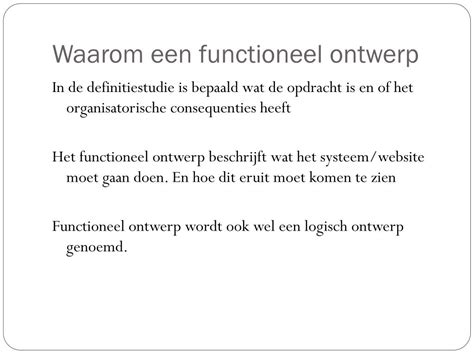 Ppt Functioneel Ontwerp Powerpoint Presentation Free Download Id