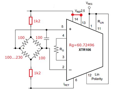 Xtr106 Output Always At 24ma Amplifiers Forum Amplifiers Ti E2e Support Forums