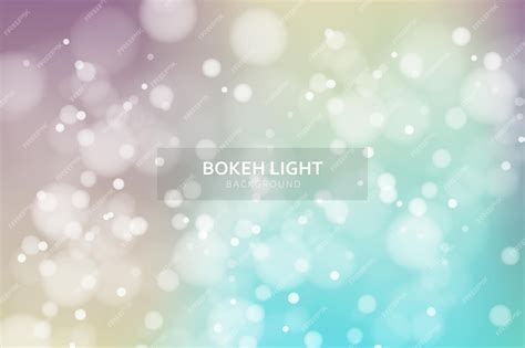 Premium Vector Bokeh Shining Light Background