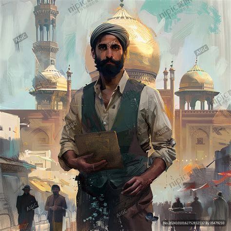 Ai创作图印度插画宣传素材背景 孟买画册素材孟买插画 印度旅游印度水彩插画 维吾尔族男插画 古代外国商人 回族男插画 南亚风情插画 尼泊尔海报插画水彩 印度画册素材印度海报 孟加拉国插画 印度