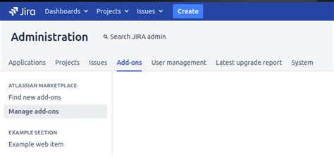administration ui locations