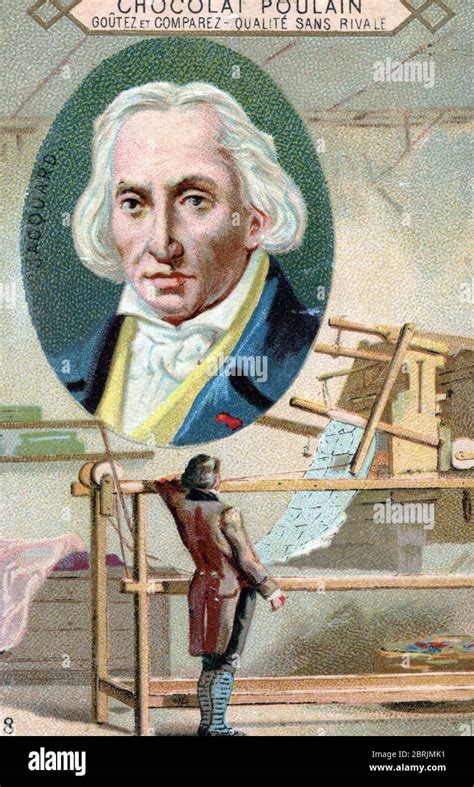 Portrait De Joseph Marie Jacquard 1752 1834 Mecanicien Francais