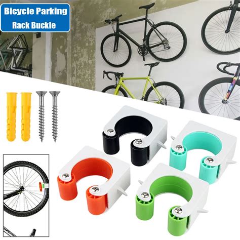 자전거 주차 랙 휴대용 도로 벽 마운트 후크 브래킷 Mtb 자전거 버클 스탠드 홀더 실내 수직 타이어 지지 액세서리자전거