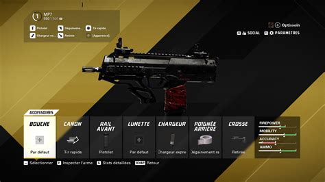 Classe Mp7 Xdefiant Les Meilleurs Accessoires Et Build Sur La Bêta