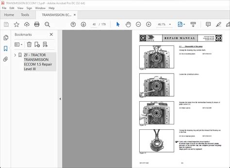 Deutz Fahr Zf Tractor Transmission Eccom 15 Sdfg Series 20 Repair
