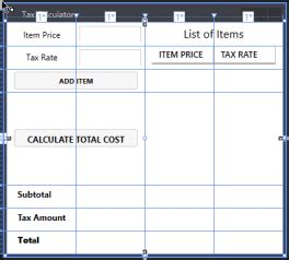 How To Create A Simple Tax Calculator WPF Application In C Jeremy Shanks