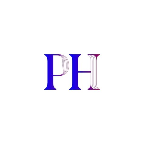 Premium Vector Ph Logo