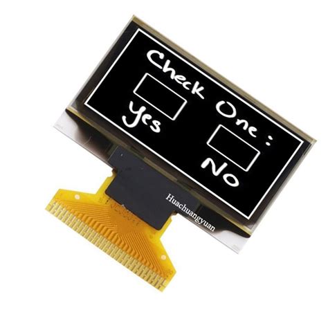 Small Monochrome OLED Display For Medical Equipment X With Wide Temperature Range